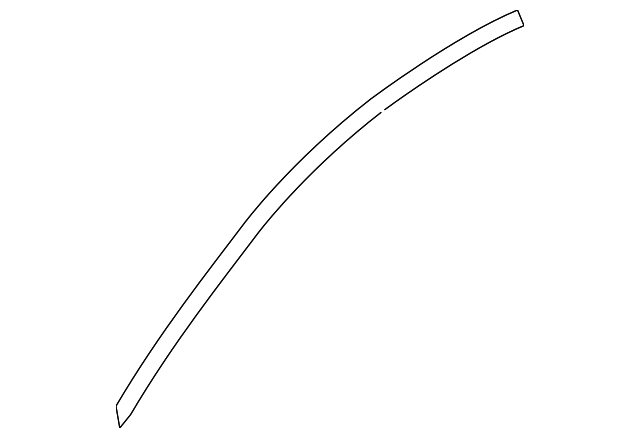 68497891AB - Day Light Opening Molding Left | Mopar Parts Canada