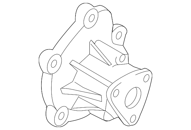 Genuine Engine Water Pump for 2009-2012 Hyundai | Part# 25100-2G200 ...