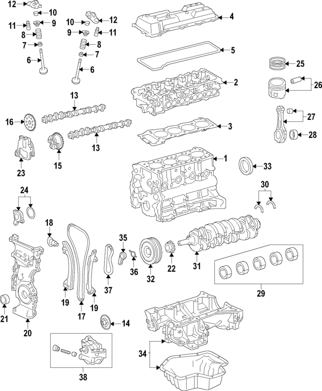 2021-2024 Toyota Timing Chain 13506-F2010 | Toyota Parts Center
