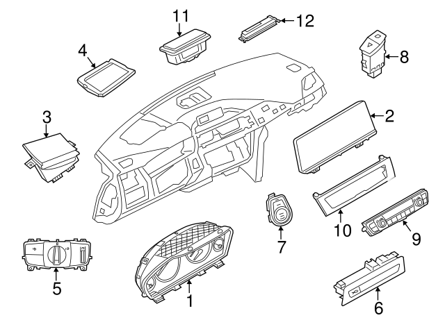 65509292248 - 2012-2018 BMW Display Unit (65-50-9-292-248) | BMW of ...
