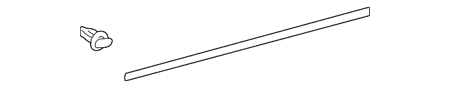 67863-0E051 - Weatherstrip Front Door - OEM Genuine Toyota Parts