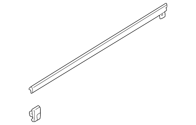 2002-2007 Subaru Impreza Belt Weather-Strip 61280FE001 | Subaru Parts Store