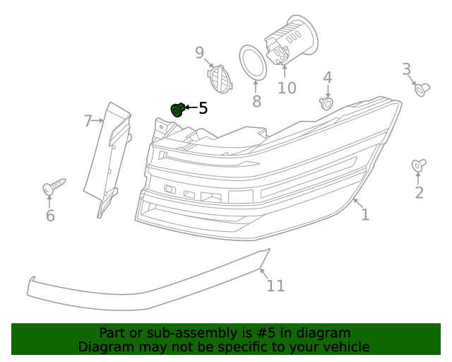 1995-2024 Hyundai Tail Lamp Assembly Retainer 86910-22000 | Conicelli ...