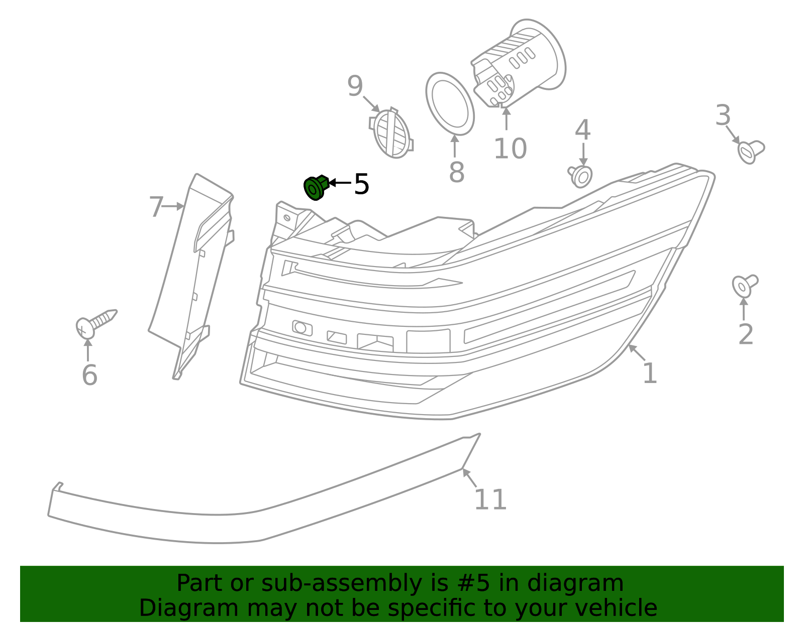 86910-22000 - 1995-2024 Hyundai - Tail Lamp Assembly Retainer ...