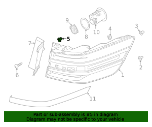 Genuine Tail Lamp Assembly Retainer for 1995-2025 Hyundai | Part# 86910 ...