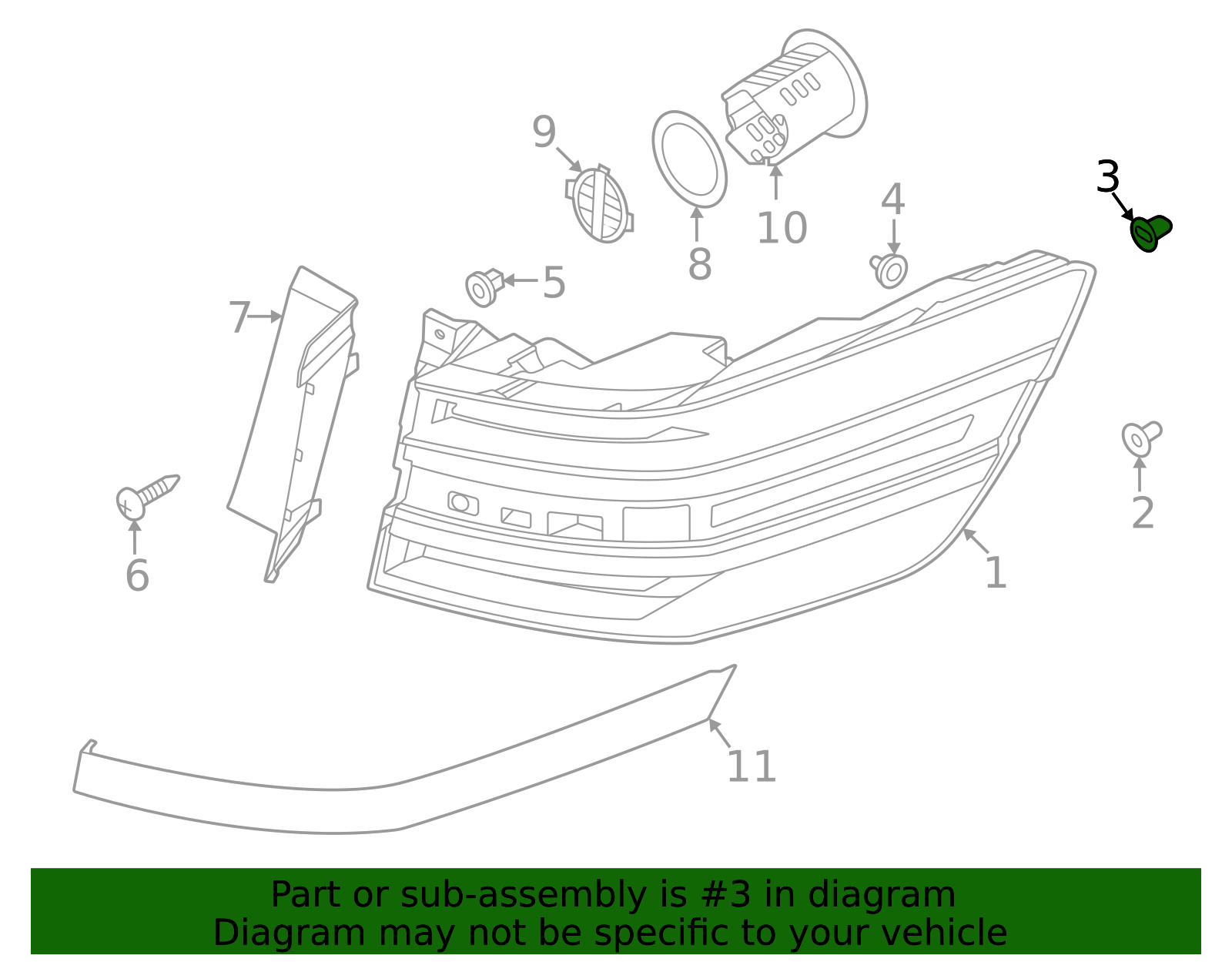 2008-2025 Hyundai Tail Lamp Assembly Retainer Nut 87126-2E000 | OEM ...