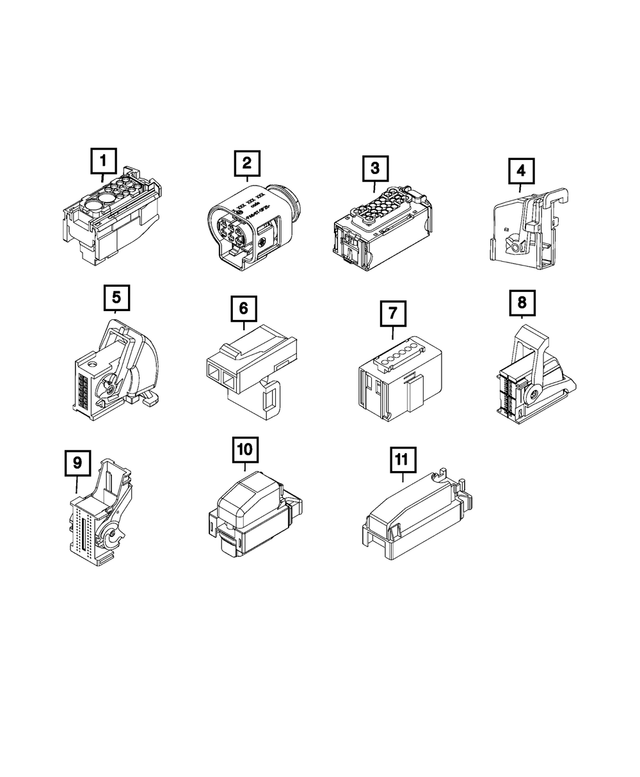2014-2021 Fiat Electrical Connector 68275703AA | Mopar eStore