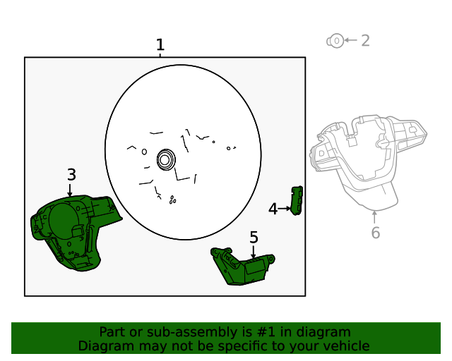 2021-2023 Toyota Sienna Steering Wheel 45100-08360-C0 | Toyota Parts Center