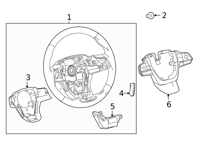 84250-08120-C1 - Cruise Control Switch - 2021-2023 Toyota Sienna | OEM ...