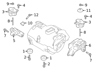 Genuine OEM Damper Part# T4K2896 Fits 2019-2023 Jaguar I-Pace: Up To 35 ...