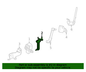 37146879041 - 2019-2023 BMW Front Sensor Control Rod (37-14-6-879-041 ...