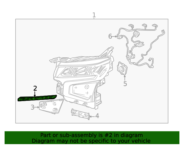 2021-2023 Chevrolet Front Driver Side Bumper Fascia Headlamp Opening ...