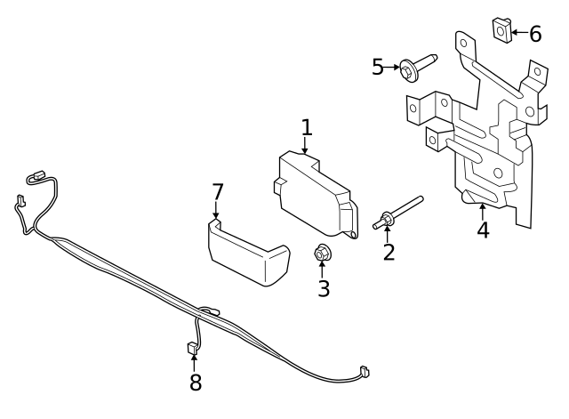 HC3Z-15K867-A 2017-2019 Ford Wire Harness | Fairway Ford Parts