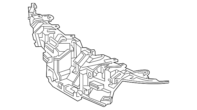 53114-12230 - Grille Reinforcement 2019-2022 Toyota Corolla | Longo ...