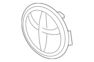 90975-02124 - Grille Emblem 2019-2024 Toyota | Longo Toyota Parts
