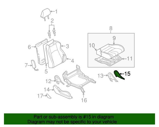 87331-CD000 - Inner Finish Panel 2003-2024 Nissan | Nissan Parts ...