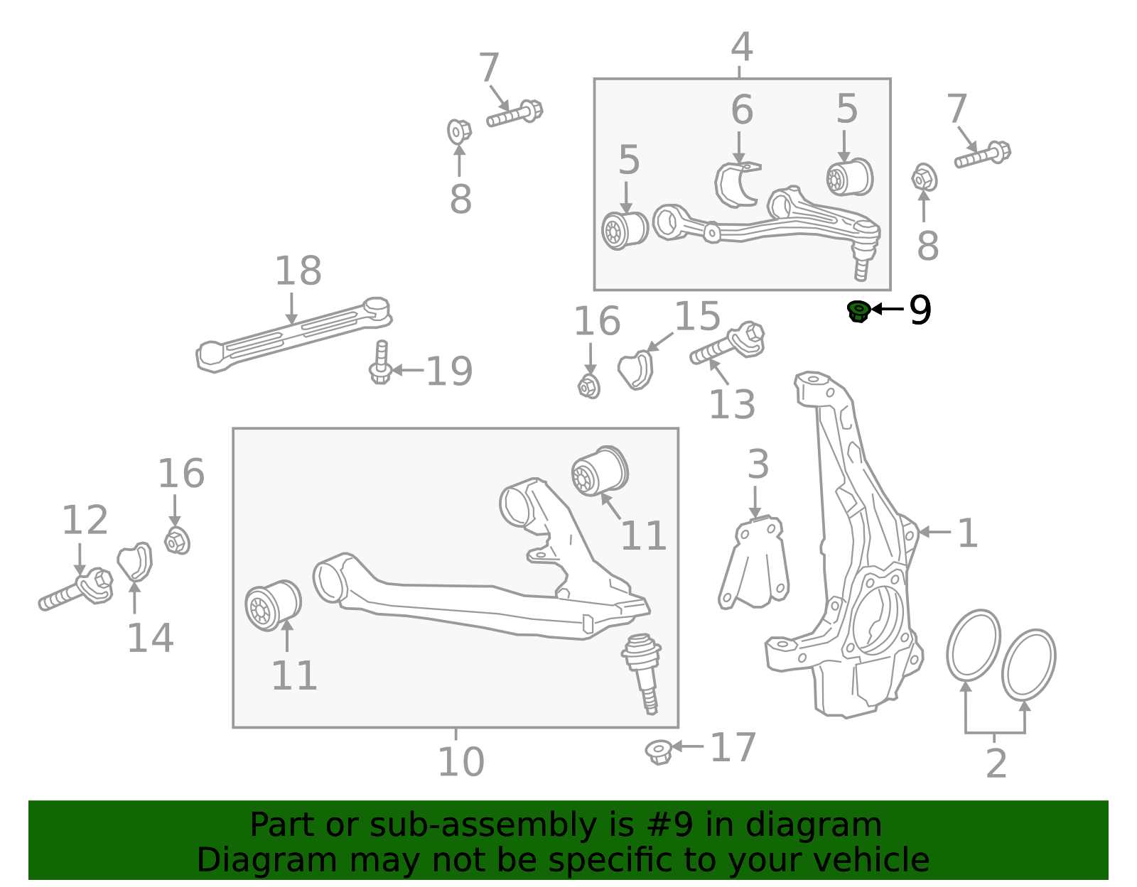 2011-2025 GM Nut 11609282 | Auto Parts Express