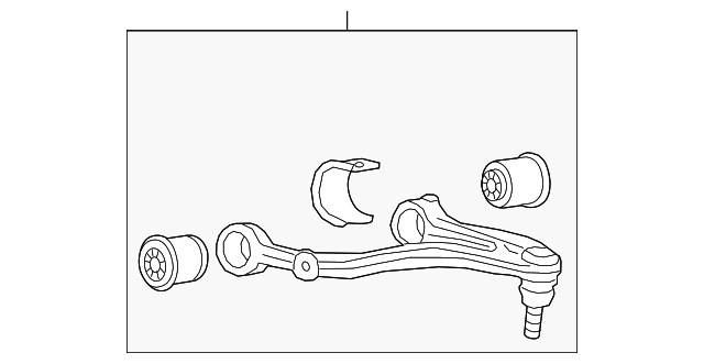 2021-2022 GM Front Passenger Side Upper Control Arm 84646950 ...