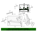 2021-2022 GM Front Passenger Side Upper Control Arm 84646950 ...