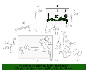 2021-2022 GM Front Passenger Side Upper Control Arm 84646950 ...