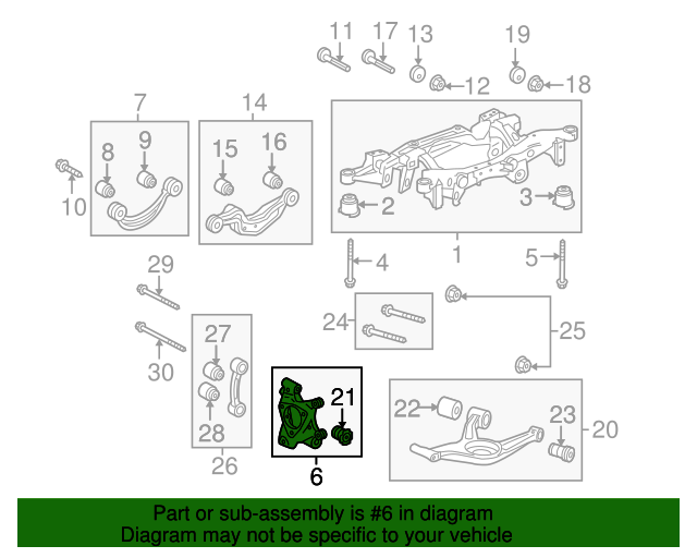 2010-2017 Buick Rear Passenger Side Wheel Hub Bracket 13233561 | Auto ...