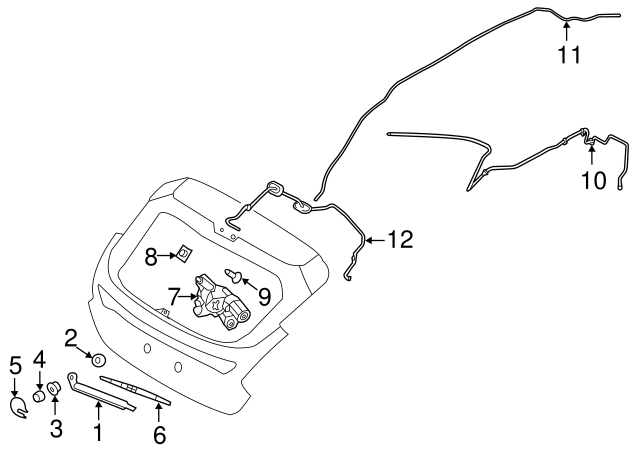 Genuine OEM Ford Part - Washer Hose CV6Z-17408-A | Genuine OEM Ford ...