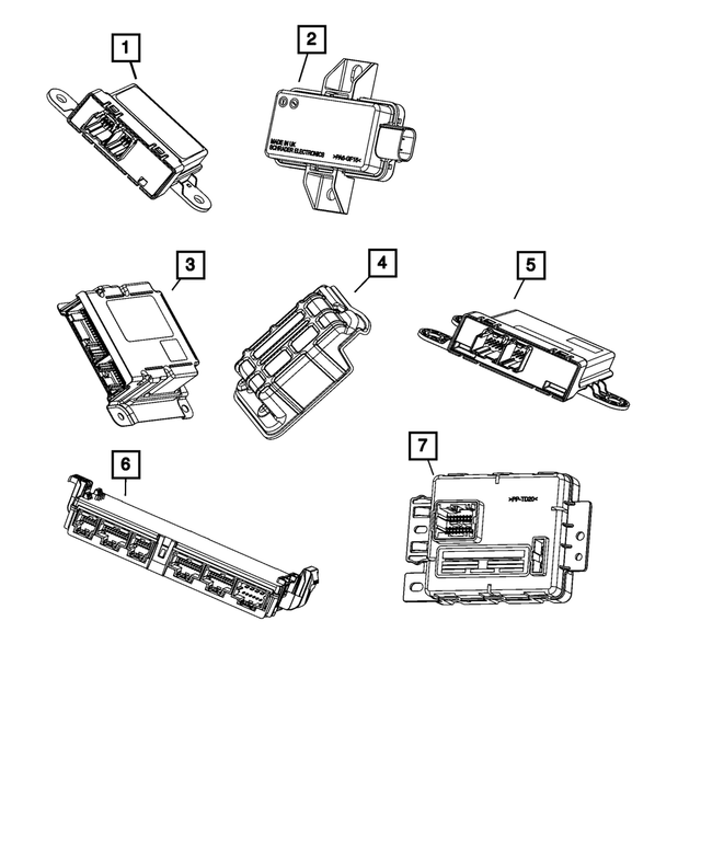 2022-2024 Ram Engine Controller Module 68540972AJ | Mopar eStore