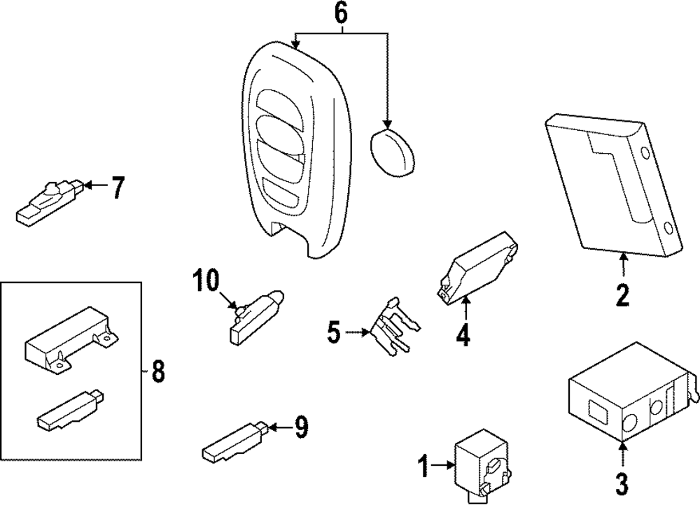 2022-2024 Subaru Immobilizer Unit 88255AN000 | SubaruOnlineParts.com