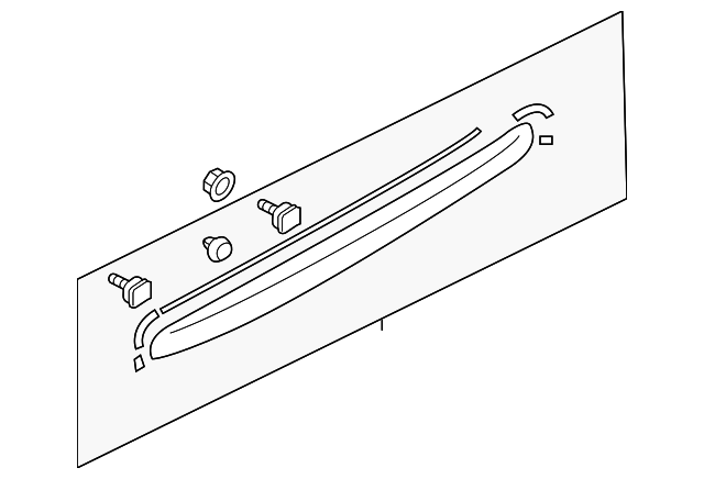 Genuine OEM Trunk Lid Trim Part# 91112FJ040NN Fits 2012-2014 Subaru ...