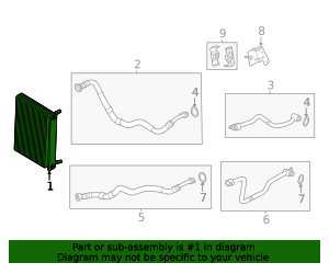 17-21-7-887-304 - Oil Cooler Assembly 2020-2025 BMW | BMWOEMParts.com