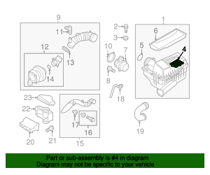 2005-2015 Volkswagen Air Filter 1K0-129-620-L | OEM Parts Online