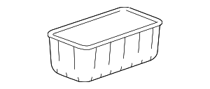 2014-2019 GM Front Floor Console Cup Holder Liner 22792233 GM ...