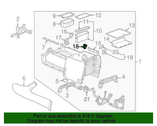 2016-2024 GM Audio Player and USB Receptacle 13519224 | OEM Parts Online