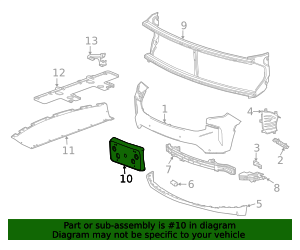 84699405 GM Front License Plate Bracket | GM Parts Store