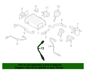2012-2014 Kia Oxygen Sensor 39210-2B210 | Genuine Kia Parts & Accessories
