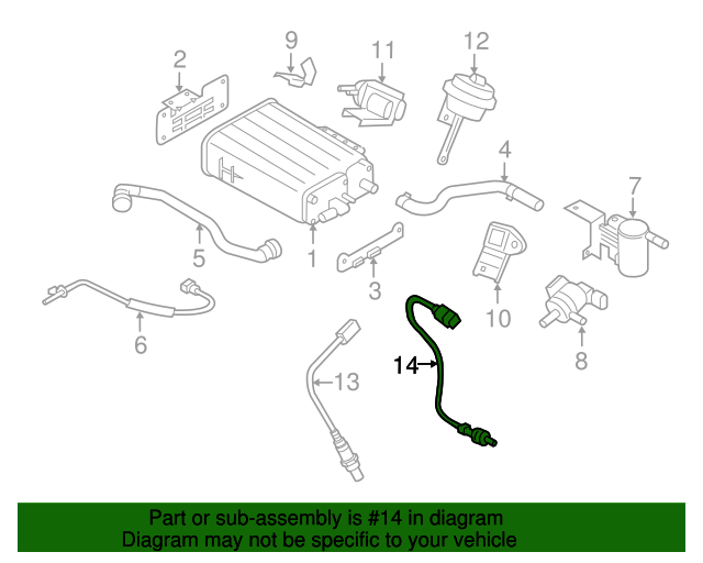 39210-2B220 - Oxygen Sensor 2012-2017 Kia | Kia.Parts Store