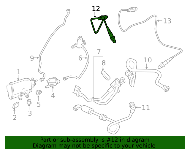 11-78-7-848-482 - Regulating lambda probe 2015-2021 BMW | AutoNation Parts