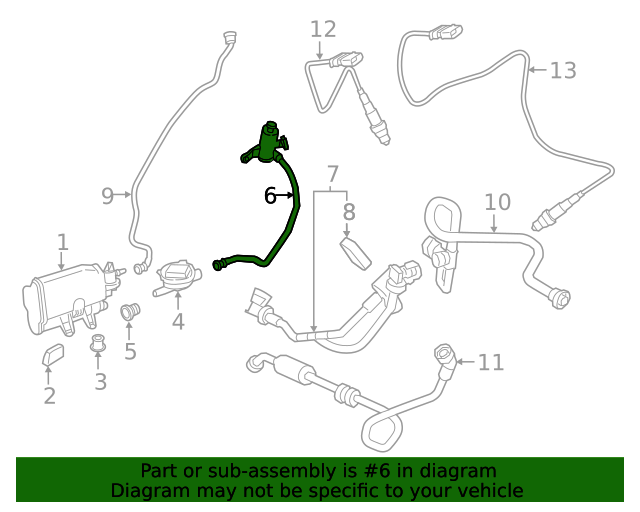 Genuine BMW 16-13-7-839-801 | Vapor Canister Filter | FREE Shipping on ...
