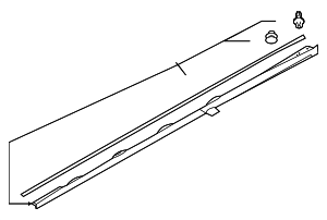 2019-2024 Subaru Forester Rocker Molding 91112SJ320 | Subaru Parts Store