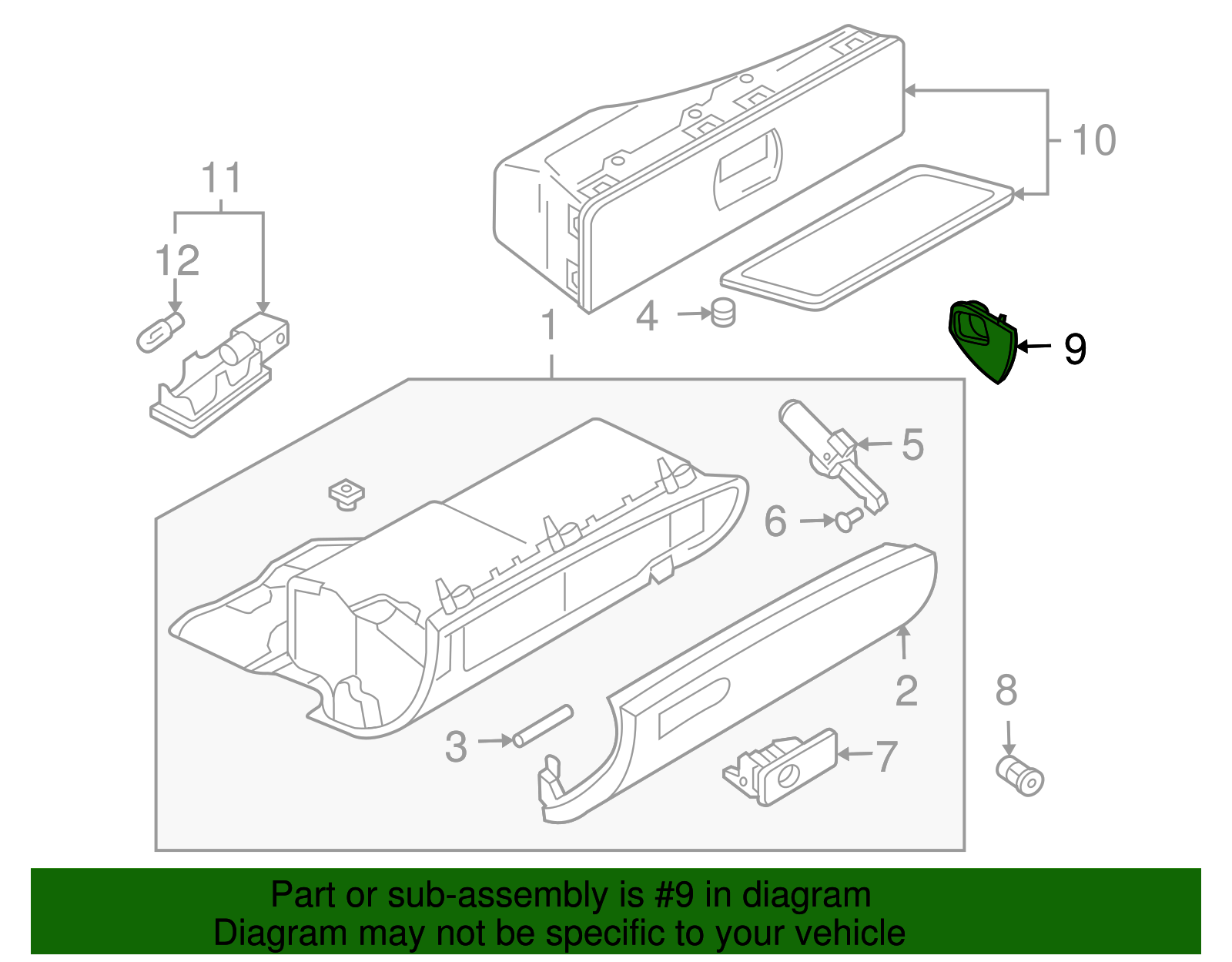 2003-2006 Audi Side Seal 8E0-898-040-4D9 | Audi OEM Parts Guy