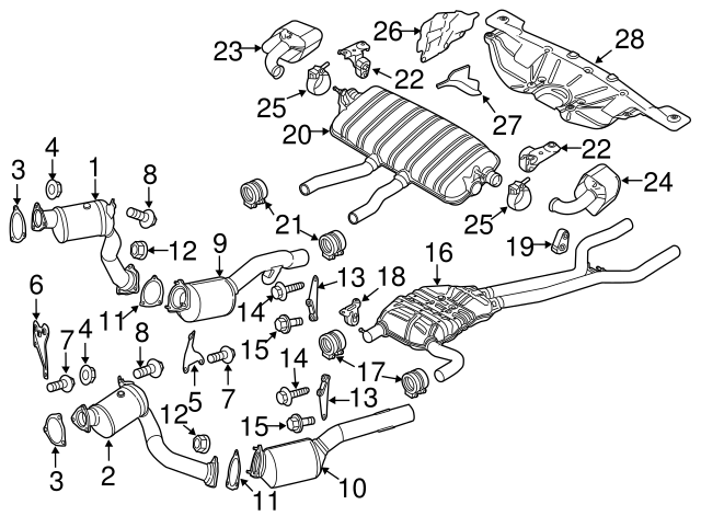 2011-2014 Porsche Cayenne Exhaust Tail Pipe 958-111-252-80 | Porsche Marin