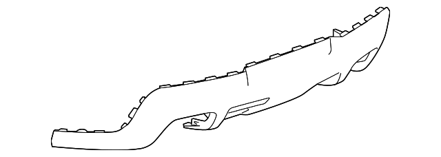 2014-2015 Chevrolet Camaro Rear Lower Bumper Cover 22829476 GM ...