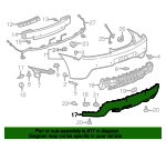 2014-2015 Chevrolet Camaro Rear Lower Bumper Cover 22829477 ...