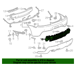 2014-2015 Chevrolet Camaro Rear Bumper Energy Absorber 22829531 ...