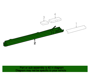 2011-2016 Scion tC Rocker Reinforced 61404-21030 | Toyota Parts Center