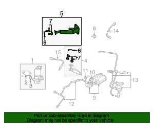 2007-2010 Mopar Egr Tube 4891606AD | TascaParts.com