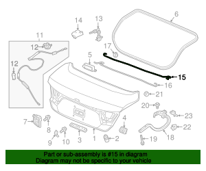 74871-TVA-A00 - Torsion Spring 2018-2022 Honda Accord | Honda Parts Online