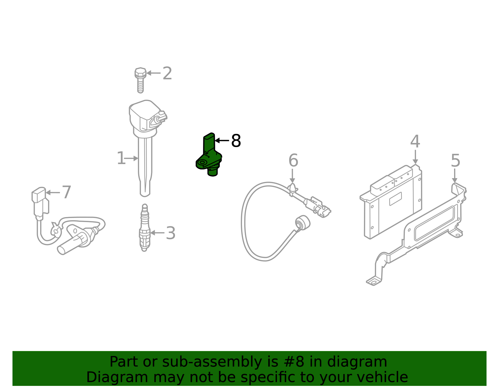 39350-2M400 - Camshaft Position Sensor 2020-2025 Hyundai | AutoNation Parts