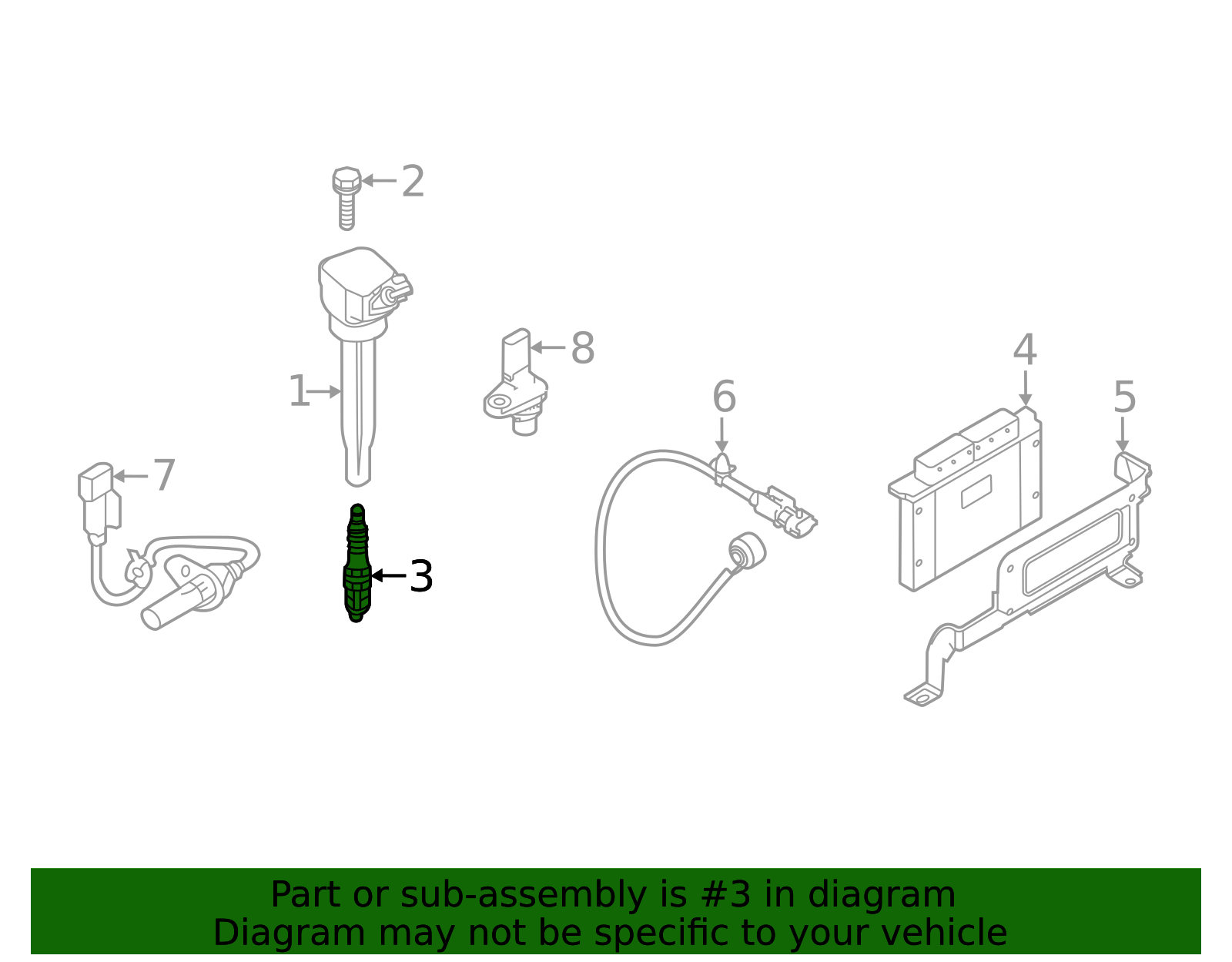 Genuine Spark Plug for 2021-2025 Hyundai | Part# 18871-11075 | Hyundai ...