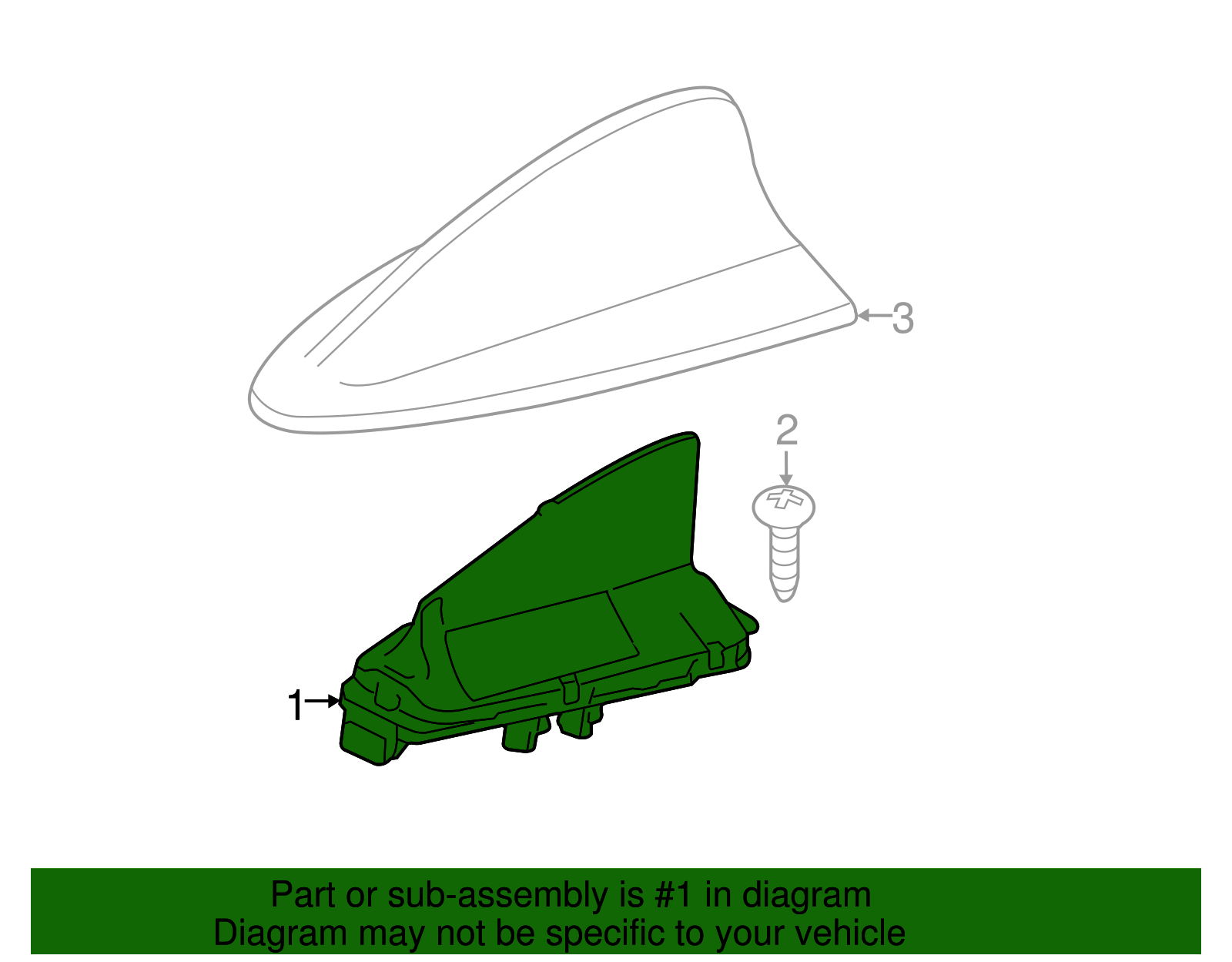 65202296761 - 2011-2016 BMW Sport Short Rod Antenna (65-20-2-296-761 ...